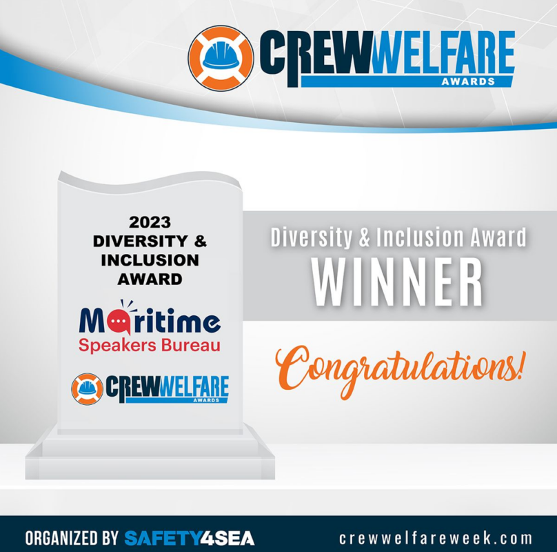 2023 Crew Award Winner – Maritime Speakers Bureau - WISTA International